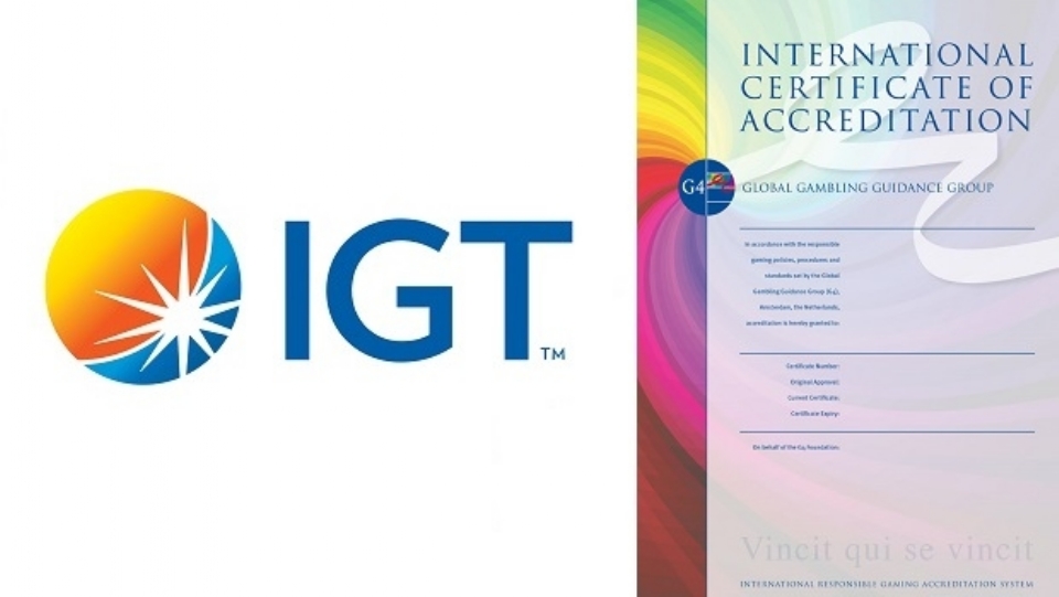 IGT receives responsible gaming certification for its global operations ...
