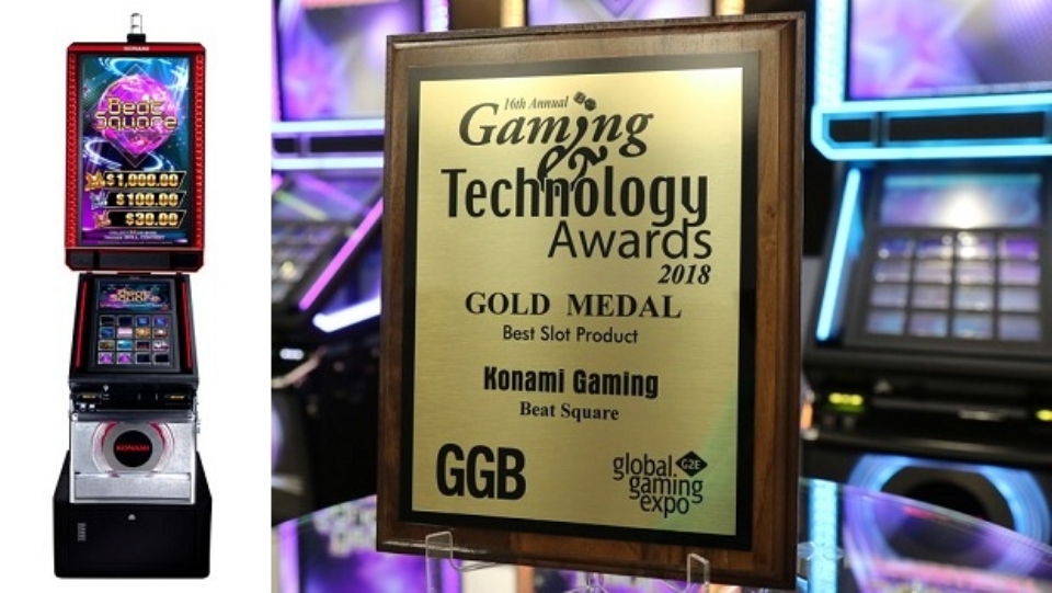 Konami’s Beat Square wins Best Slot Product award - ﻿Games Magazine Brasil