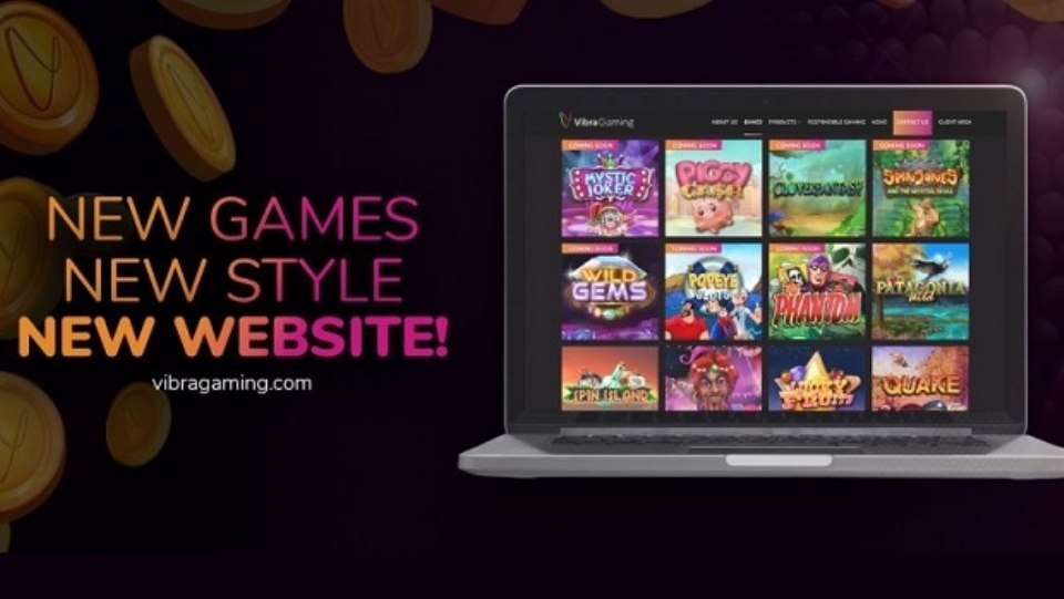 Vibra Gaming presents its redesigned website with more games and modern ...