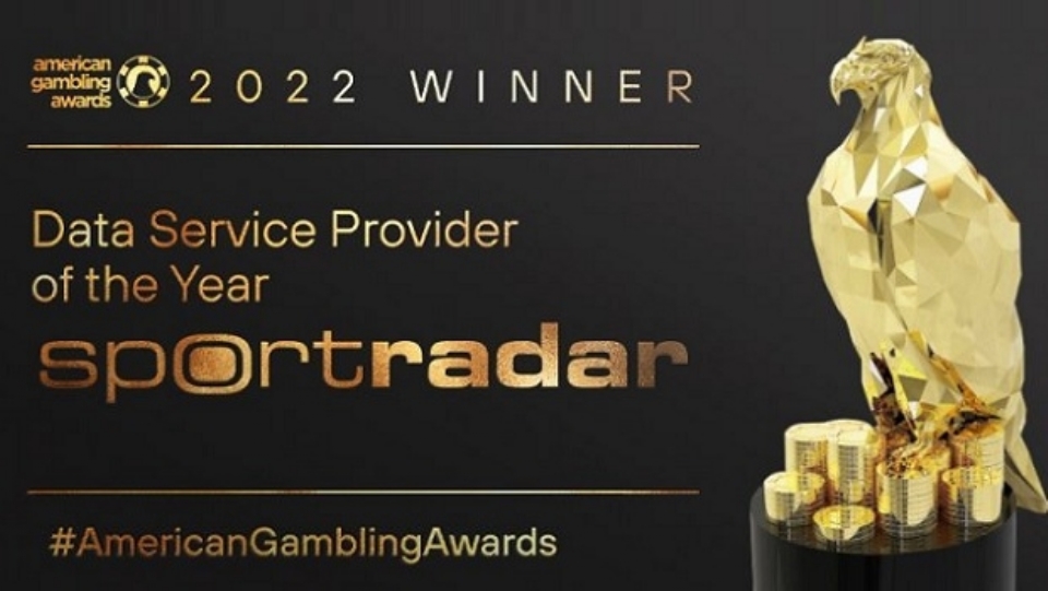 Sportradar is the American Gambling Awards ‘Data Service Provider of ...