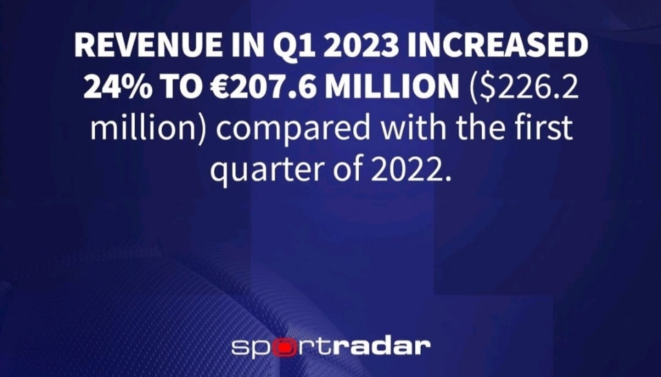 Sportradar reports strong first quarter 2023 results - ﻿Games Magazine ...