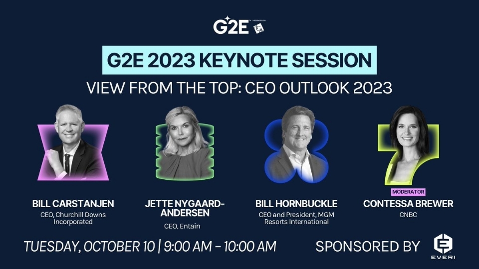 Principais CEO’s do setor de jogos são anunciados para o Keynote G2E 2023 - ﻿Games Magazine Brasil