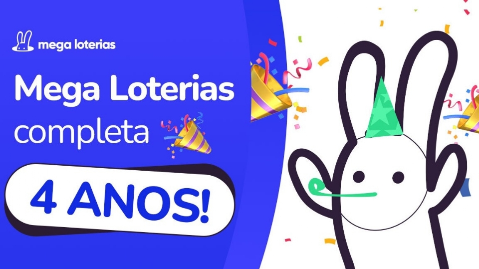 Mega Loterias celebra 4 anos de inovação e sucesso no mercado de ...