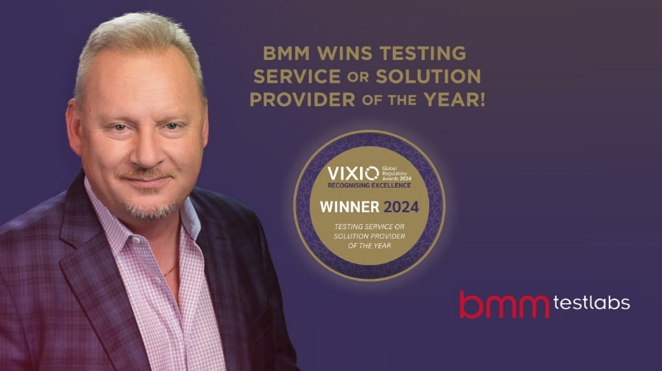 BMM Testlabs is recognized as the “Testing Service or Solution Provider ...