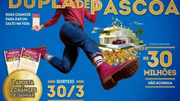 Dupla Sena de Páscoa 2024 já está à venda e prêmio está estimado em R$ 30 milhões - ﻿Games ...