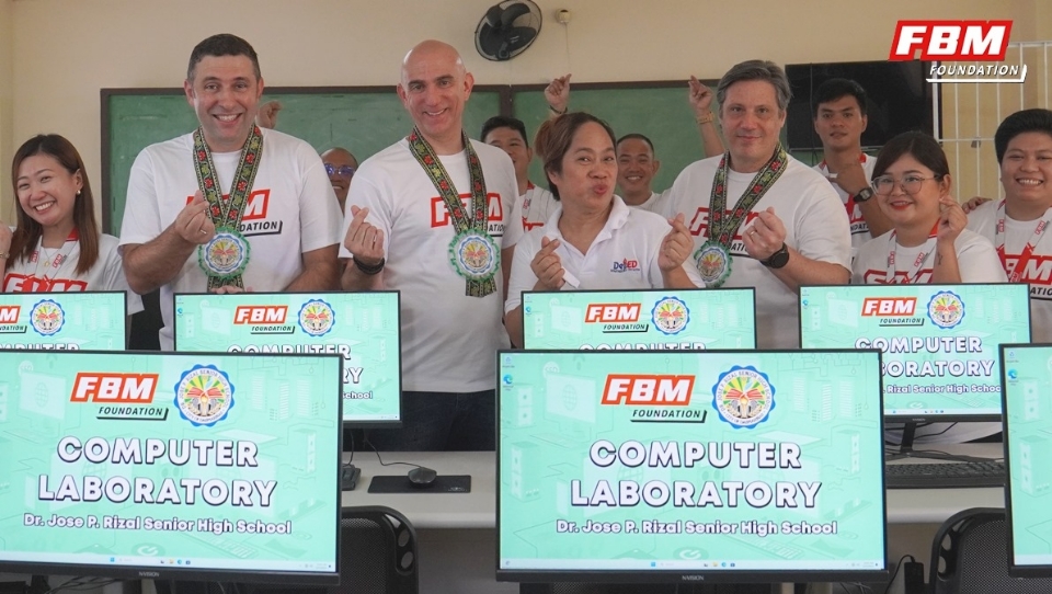 FBM Foundation made donations to Philippines schools to boost digital ...