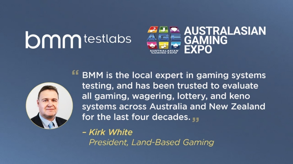 BMM Testlabs to exhibit at upcoming Australasian Gaming Expo in Sydney ...