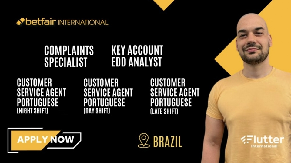 Betfair opens vacancies for the Brazilian sports betting and online ...