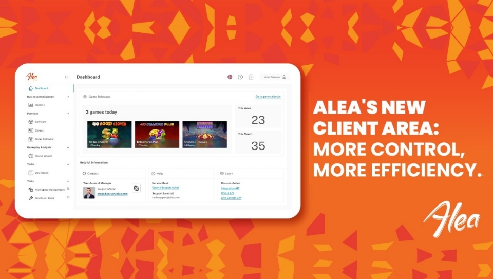 Alea launches new Client Area to enhance iGaming operations - ﻿Games ...
