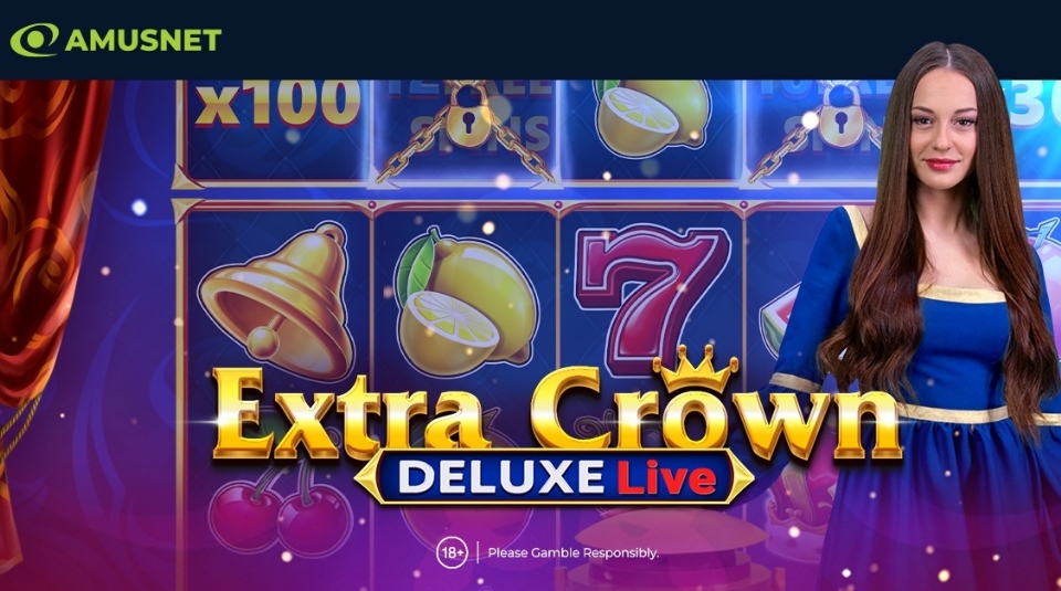 Amusnet launches Extra Crown Deluxe Live, its first live slot game ...