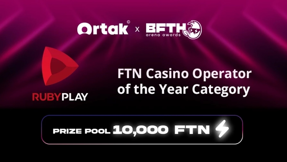 RubyPlay to sponsor ‘FTN Casino Operator of the Year’ at Ortak x B.F.T.H. Arena Awards 2025 ...