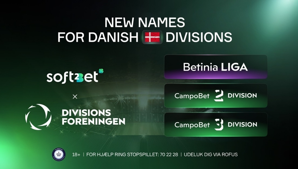 The Divisionsforeningen and Soft2Bet in historic deal: New names for ...